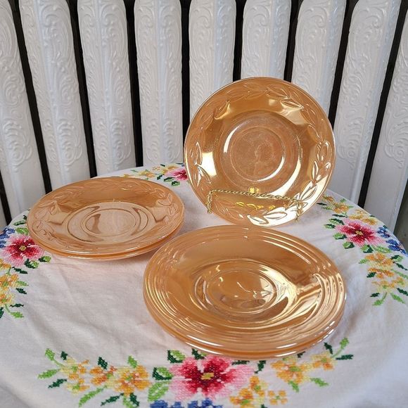 Fire King | Kitchen | Vintagefireking Lusterware Plates Small | Poshmark